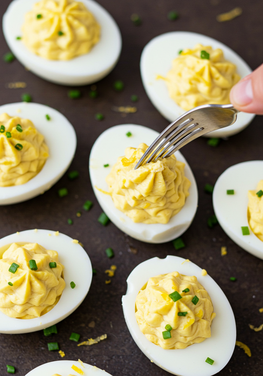 Million Dollar Deviled Eggs - Toptastefulrecipes