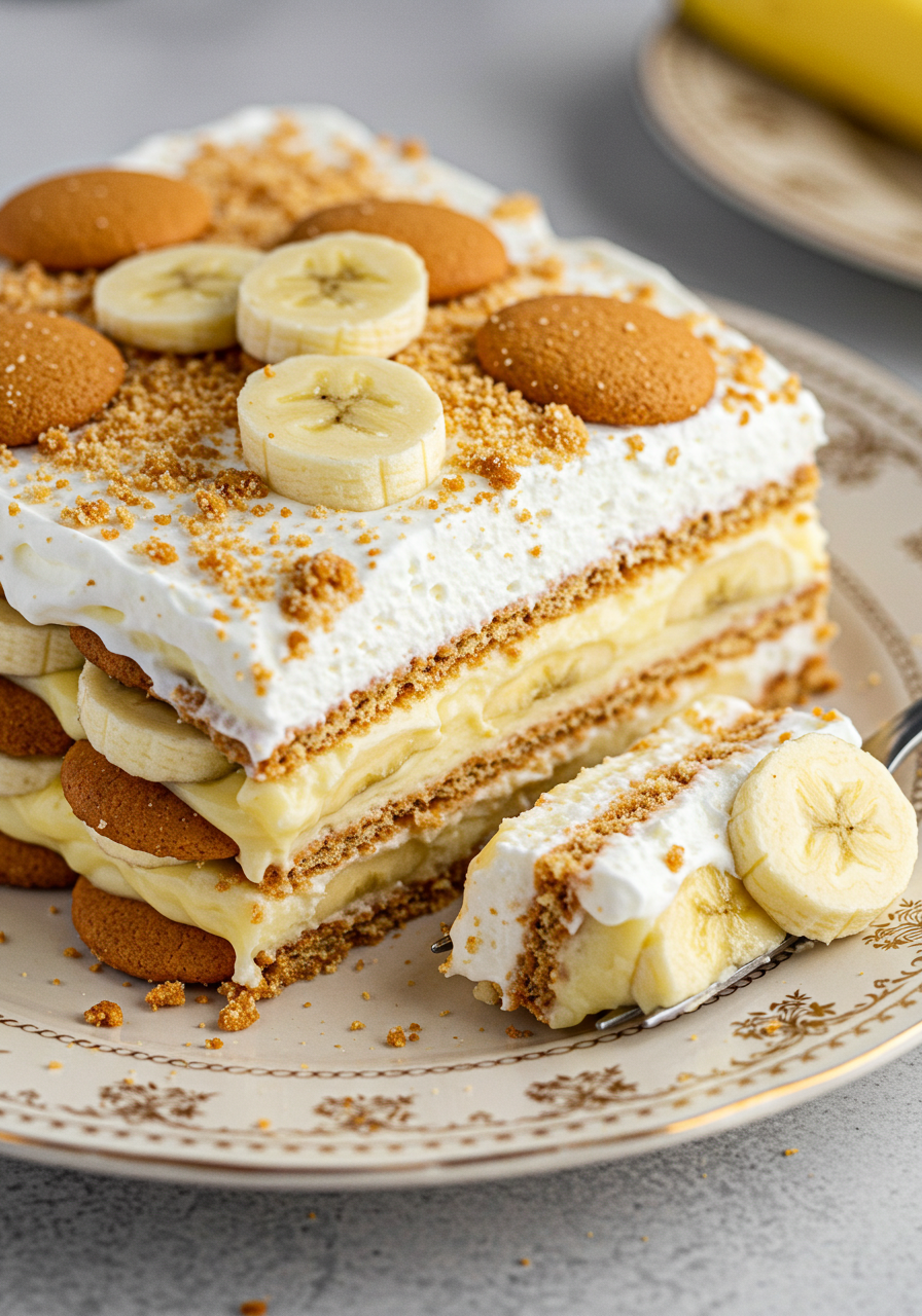 Banana Pudding Lasagna - Toptastefulrecipes