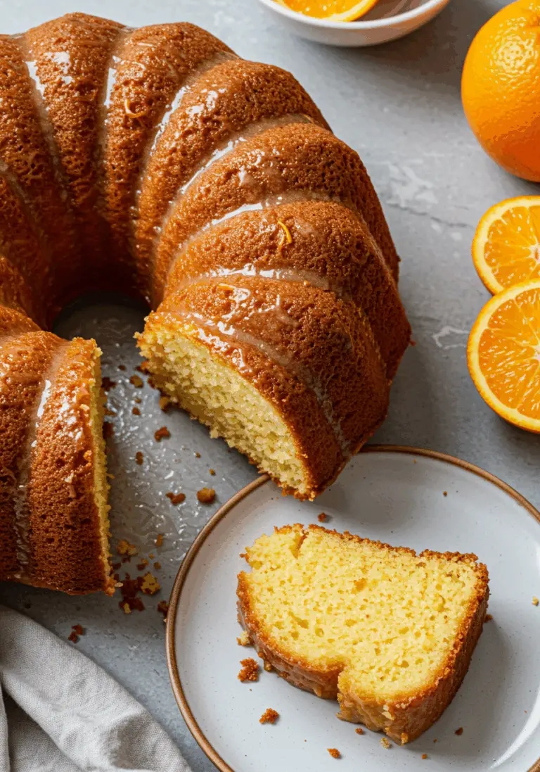 Greek Orange Cake - Toptastefulrecipes