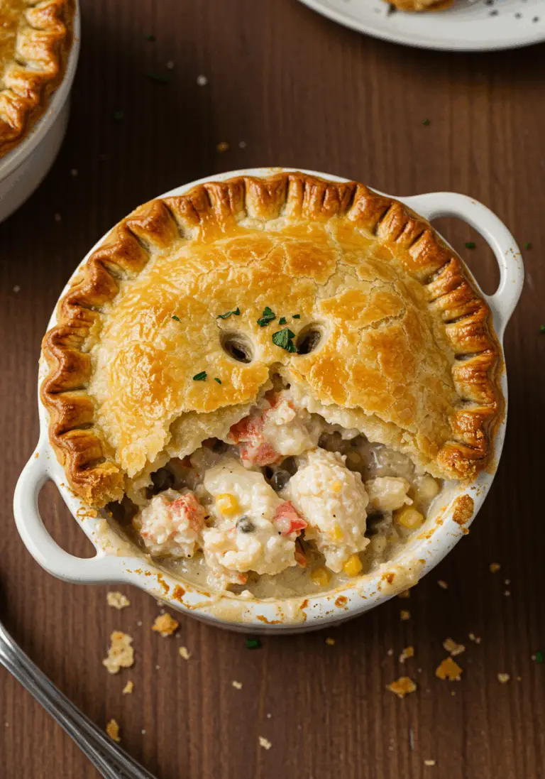 Jumbo Lump Crab Pot Pie - Toptastefulrecipes