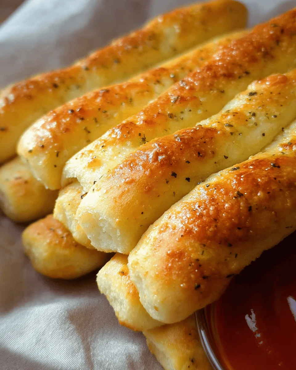Homemade Garlic Butter Breadsticks